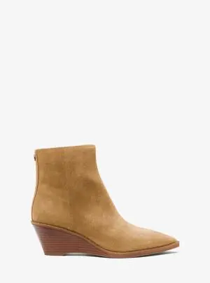 Michael Kors Austin Suede Ankle Boot In Size By