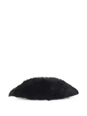 BY MALENE BIRGER Cowie Faux-fur Tie-fastening Scarf - Black