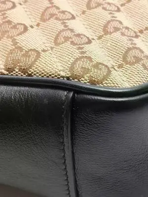 Gucci Medium Gg Marmont Matelasse Diagonal Gg Canvas Shoulder Bag