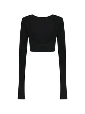 Andamane Lia Long-sleeve Crop Top