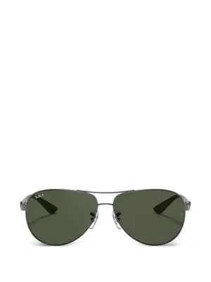 Ray-ban Double-bridge Pilot-frame Sunglasses - Grey