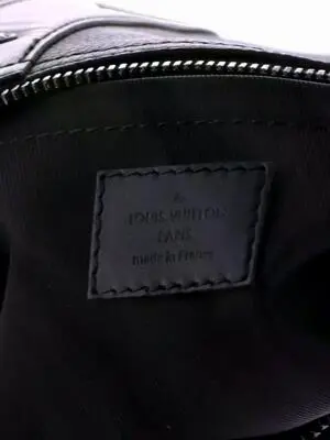 LOUIS VUITTON Limited Edition Aerogram Leather City Keepall Bag - Black