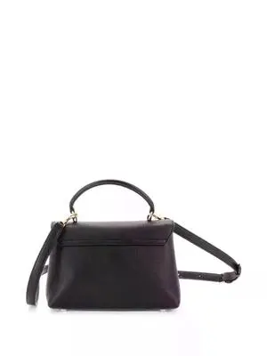 Celine Nino Top Handle Bag Leather Teen Satchel - Black