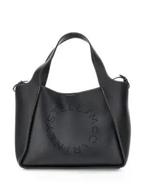 Stella McCartney Logo Grainy Alter Mat Crossbody Bag - Black