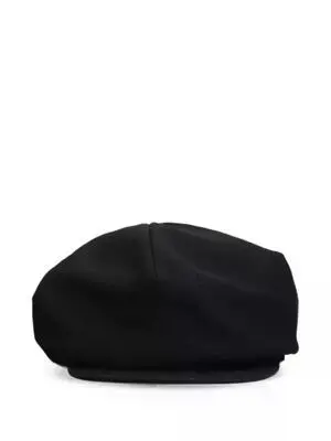 Yohji Yamamoto Gabardine Darts Casquette - Black