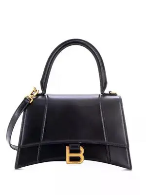 Balenciaga Hourglass Top Handle Bag - Black