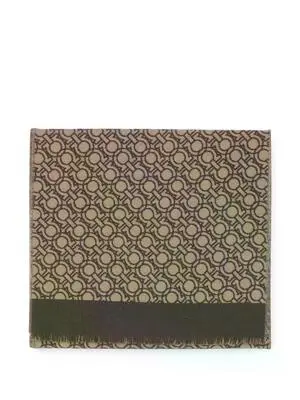 FERRAGAMO Gancini Chain Scarf - Brown