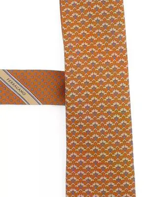 FERRAGAMO Patterned Silk Tie