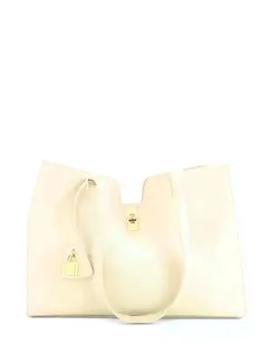 Celine Smooth Calfskin Cabas 16 Tote - Neutrals