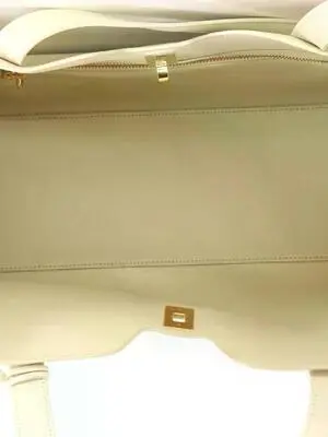 Celine Smooth Calfskin Cabas 16 Tote - Neutrals