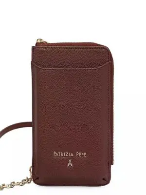 Patrizia Pepe Logo-plaque Chain-strap Phone Case