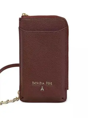 Patrizia Pepe Logo-plaque Chain-strap Phone Case - Red