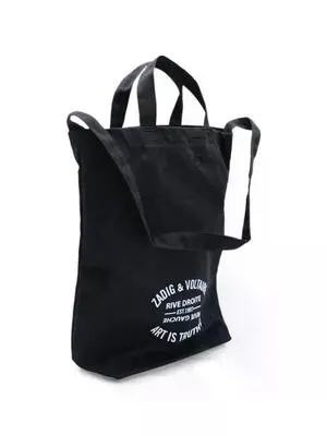 Zadig&Voltaire Logo-print Canvas Tote Bag