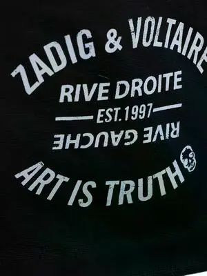 Zadig&Voltaire Logo-print Canvas Tote Bag