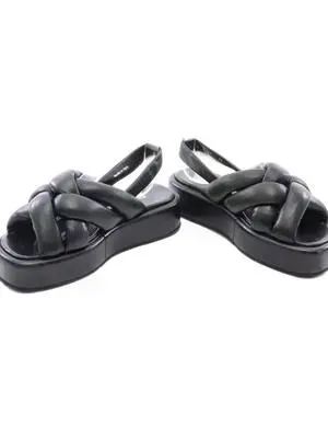Prada 2000s Padded Crossover Sandals