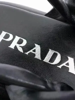 Prada 2000s Padded Crossover Sandals