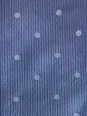TOM FORD Polka-dot Ribbed-knit Silk Neck Ties - Blue