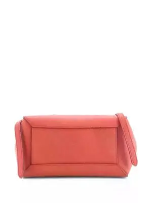 Celine Textured Leather Nano Belt Bag - Red