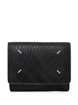 MAISON MARGIELA Four-stitches Leather Wallet - Black