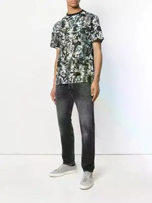 GOLDEN GOOSE Printed Fitted T-shirt