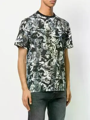 GOLDEN GOOSE Printed Fitted T-shirt