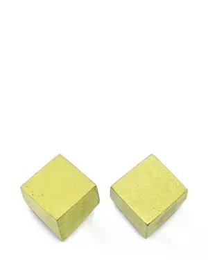 MONIES Geometric Earrings - Green