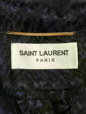 Saint Laurent Long Sleeve Mini Dress