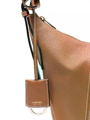 LANCEL Contrast-stitch Leather Shoulder Bag