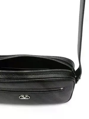 Valentino Garavani Vlogo Signature Leather Shoulder Bag