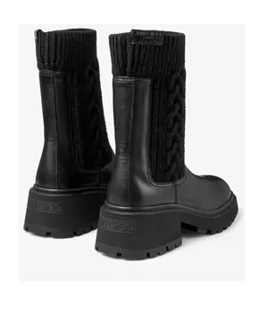 JIMMY CHOO Round-toed Ankle Boots