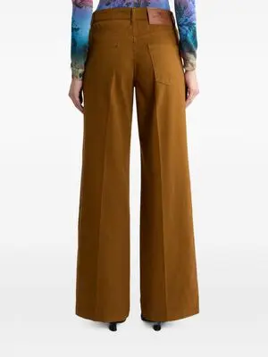 Etro Flared Denim Jeans With Pegaso Buttons