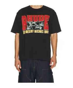 Rhude The Desert Decides 1991 T-shirt - Black