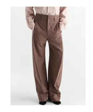 LEMAIRE Baggy Pants In Tropical Wool Blend