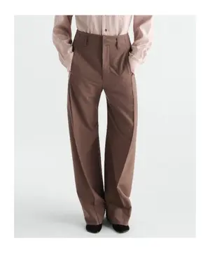 LEMAIRE Baggy Pants In Tropical Wool Blend