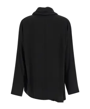NUDE Draped Panel Blouse