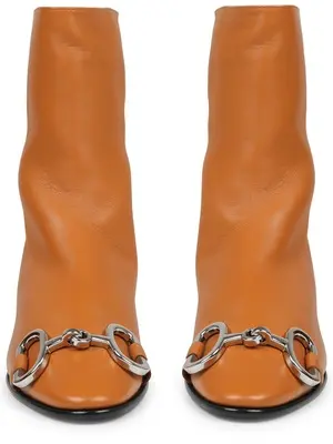 Celine Round-toe Ankle Boots
