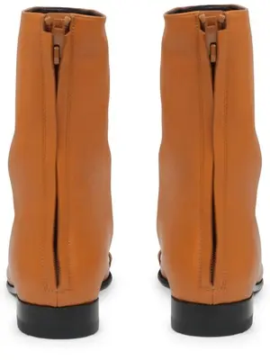 Celine Round-toe Ankle Boots
