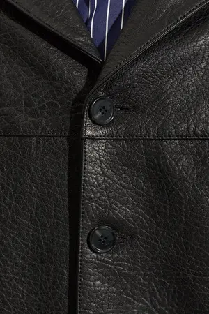 ARMA Leather Long-sleeve Jacket