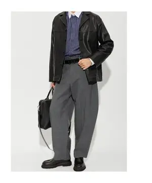 ARMA Leather Long-sleeve Jacket