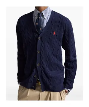 Polo Ralph Lauren Cable-knit V-neck Cardigan