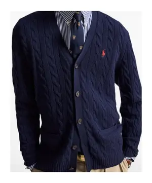 Polo Ralph Lauren Cable-knit V-neck Cardigan