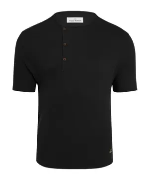 VIVIENNE WESTWOOD Orb Asymmetric-neck T-shirt - Black