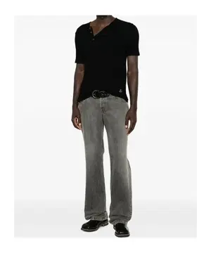 VIVIENNE WESTWOOD Orb Asymmetric-neck T-shirt