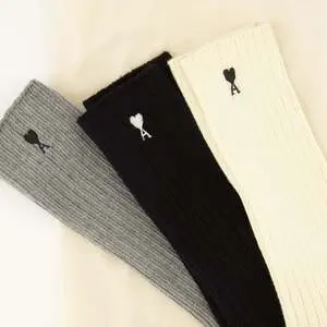 AMI Paris De Coeur Set Of Three Socks