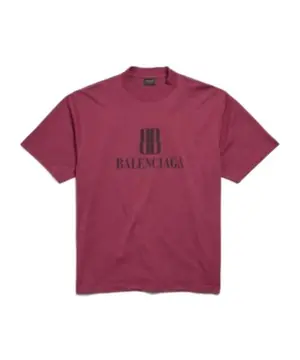 Balenciaga Logo Printed High-neck T-shirt