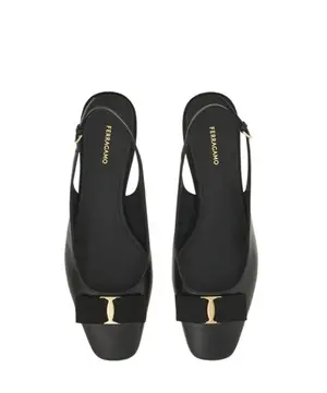 FERRAGAMO Iconic Bow Slingbacks