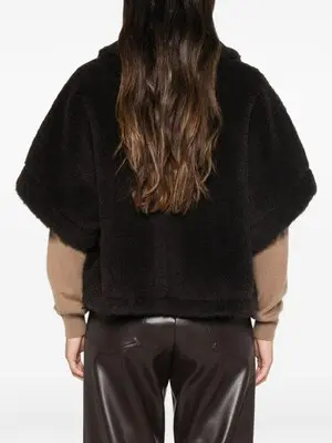 Max Mara Wool Cape - Brown