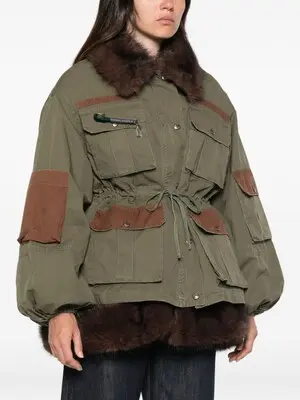 FRONT STREET 8 Faux Fur Parka Coat