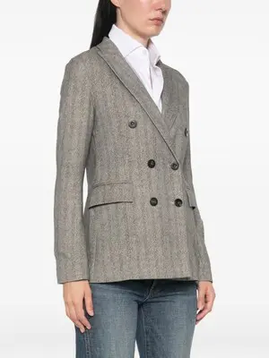 CIRCOLO 1901 Cotton Double-breasted Jacket