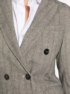 CIRCOLO 1901 Cotton Double-breasted Jacket